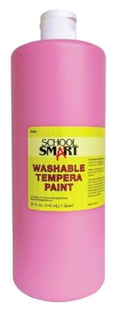 Amazon.com: School Smart 1439230 Non-Toxic Washable Tempera Paint, 1 ...