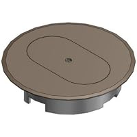 Carlon E97DSB Round Duplex Receptacle Cover, Diameter: 5", Non-Metallic ...