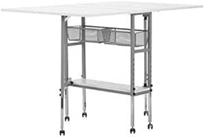 Amazon.com: Sew Ready Adjustable Height Hobby and Craft Table with ...