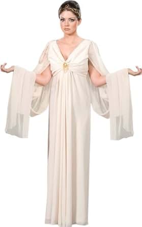 Amazon.com: Deluxe Roman Goddess Gown Theatrical Costume: Clothing