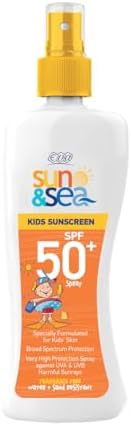 Eva Sun& Sea - Kids Sunscreen Spray Lotion, SPF50, 200 ml price in ...