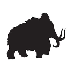 Amazon.com: Mastodon Woolly Mammoth - Vinyl Decal Sticker - 15" x 12 ...