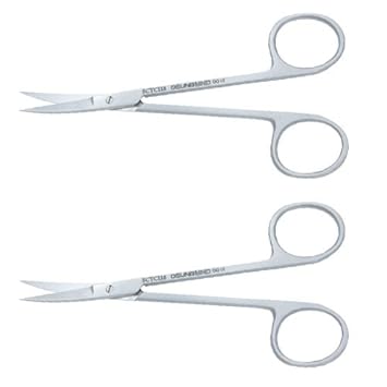 Amazon.com : OSUNG Tissue Scissor, Curved, 4 3/4 inch, SCTC115, 2 pcs ...