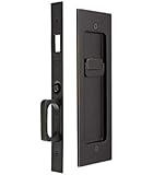 Emtek 2114 7-1/4 Inch Height Passage Pocket Door Mortise Lock from The ...