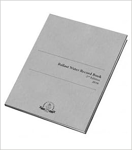 Ballast Water Record Book: Amazon.com: Books