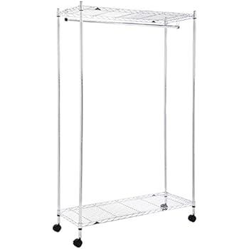 Amazon.com: InterMETRO Special PrePacks Chrome Garment Rack (Cover Sold ...