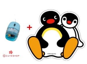 Amazon.com: Pingu Optical Usb Mouse + Mouse Pad Gift Rare Blue New ...