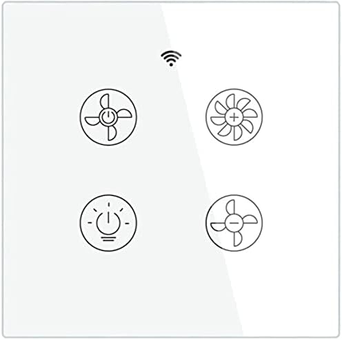 Eazyliv Smart Solutions WiFi RF Smart Ceiling Fan Light Switch with APP ...
