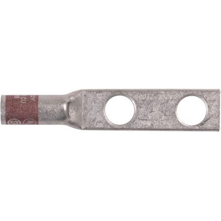 Two Hole Lug Compression Connector, 2 AWG: Amazon.com: Industrial ...