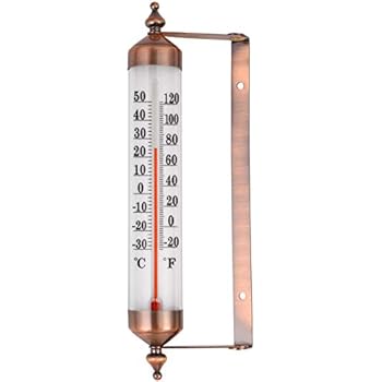 Amazon.com: MARATHON BA030001 Vertical Outdoor Thermometer - 16-Inch ...