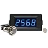 DIGITEN DC 12V 24V 4 Digital Blue LED Counter Meter Up Down+Hall ...