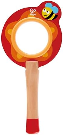 Hape Busy Bee Magnifying Glass - Kids' Nature Study Tool | Bee-Themed ...