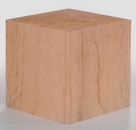 Amazon.com: 4 Inch Solid Wood Block Cube - 1 Block