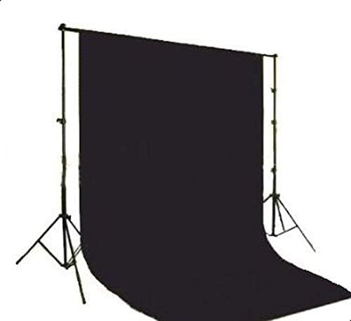 Photography Chromakey Backdrop 10x20 ft 3m x 6m Black 100% Cotton ...