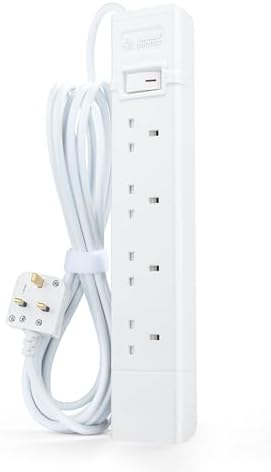 alfanar 13A Cord Extension 4 Sockets 5 Meters with Overload protection ...