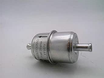 FLEETGUARD FF5079 Fuel Filter, 3/8 INCH Inline Strainer W/Inlet/Outlet ...
