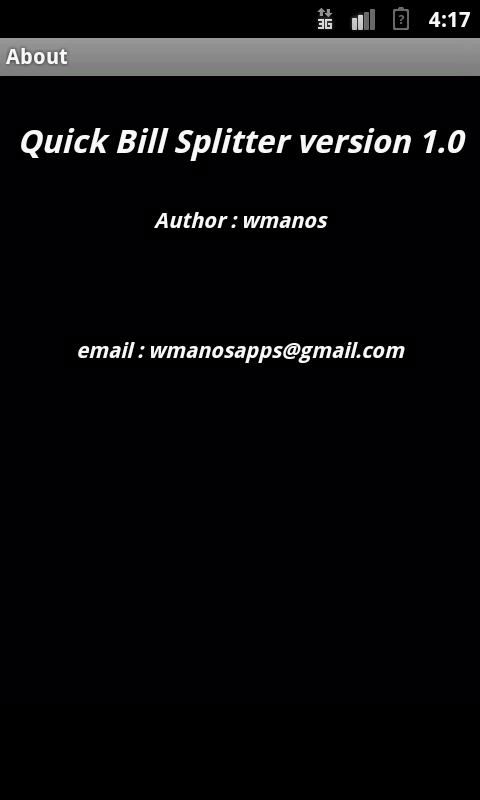 Quick Bill Splitter & TIp Calculator:Amazon.com:Appstore for Android