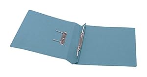 5 Star Office Transfer Spring File 285gsm 38mm Foolscap Blue [Pack 50 ...