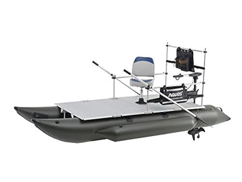AQUOS 2021 Heavy-Duty for Two 12.5ft Inflatable Pontoon Boat with ...
