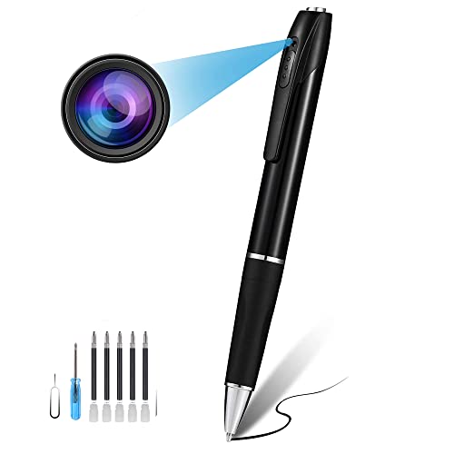 javiscam Spy Camera Pen, 32GB Hidden Camera, 1080P FHD Nanny Cam with ...