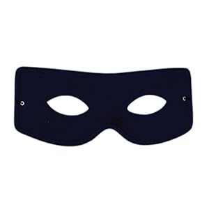 Black (Zorro) Style Eye Mask: Amazon.co.uk: Toys & Games