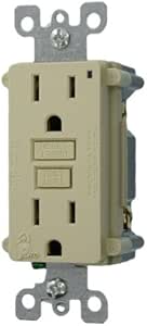 Leviton 7599-KI 15-Amp 125-Volt SmartLockPro Duplex GFCI Receptacle ...