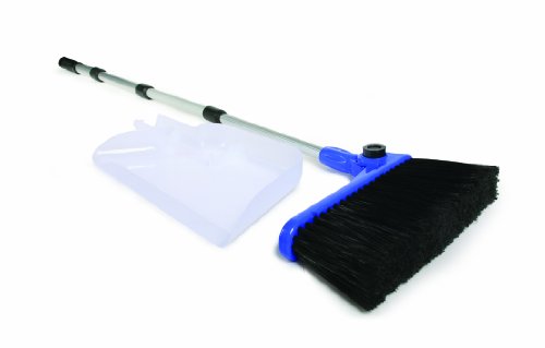 Купить Camco Adjustable Broom and Dustpan, Gets In Small Spaces and ...