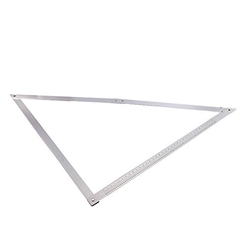 Large Folding Aluminum Triangle Ruler, 48 Inch Builders Square Angle ...