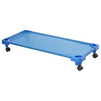 Amazon.com: ECR4Kids Children's Naptime Cot with Wheels, Stackable ...