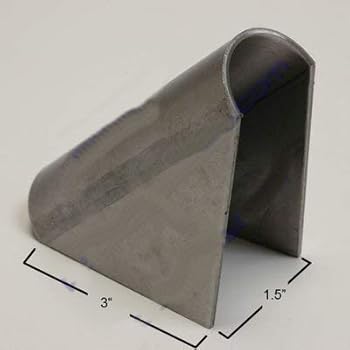 Amazon.com: Weld On Large 90 Degree Rolled Gusset 1.50 Tube Bag Of 20 ...