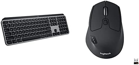 Logitech MX Keys Advanced Illuminated Wireless Keyboard & M720 ...