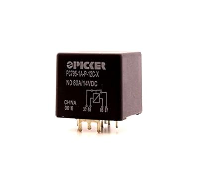 PC795-1A-P-12C-X | 4 Pin SPST-NO 12VDC Coil 80/60 Amp 75 VDC Maxi ISO Automotive PCB Relay ...