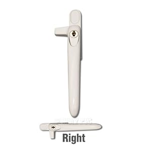 Securistyle Virage CB21WHR Cockspur Window Handle (White) - Right, 21mm ...