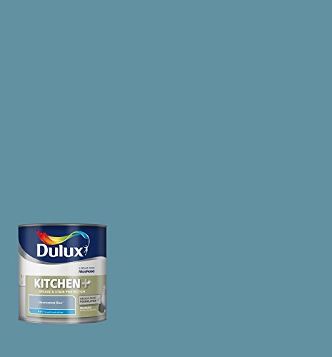 Dulux Kitchen Plus Matt Paint, 2.5 L - Stonewashed Blue by Dulux ...