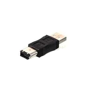 Amazon.com: Firewire IEEE 1394 6 Pin Male to USB A Male Convertor Jack ...