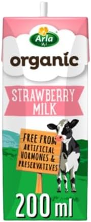 سعر ORGANIC STRAWBERRY MILK (200ML) ARLA" (CARTOON OF 12 PACKS) فى السعودية | بواسطة امازون ...