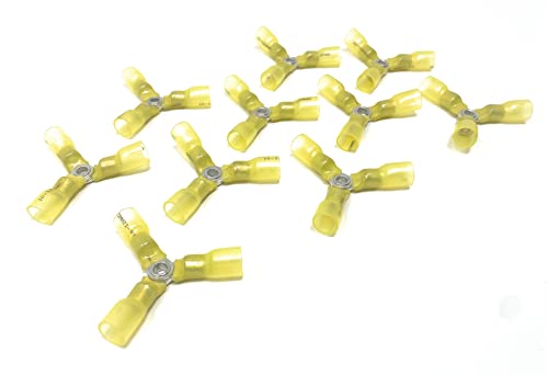Metal Magery 12-10 Ga 3 Way Wire Connector AWG Heavy Duty Heat Shrink ...