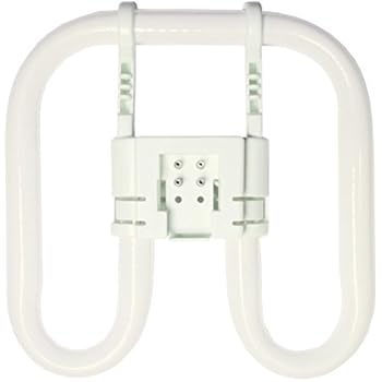 Osram 817026 - CFL SQUARE 38W/835 2D 4 Pin Base Compact Flourescent Light Bulb - Spiral Shaped ...