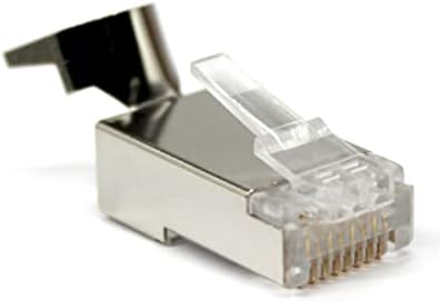 INFAST CAT6A / CAT7 SFTP Shielded Connector 8 Pin CAT 7 RJ45 Connector ...