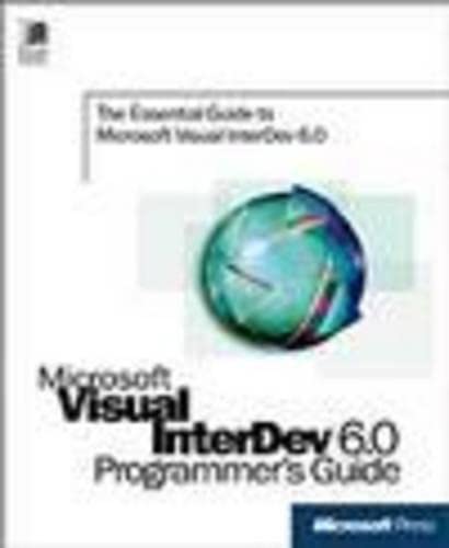 Microsoft Visual InterDev 6.0 Programmer's Guide: Microsoft Press ...