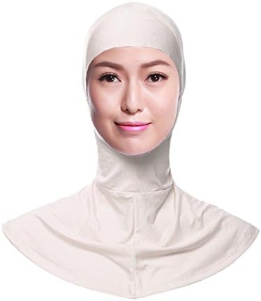GladThink Muslim Women Islamic Full Cover Hijab Caps BEIGE price in UAE ...