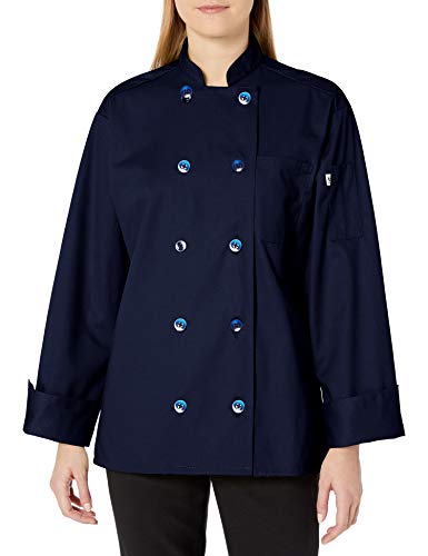 Compare Price: navy blue chef coat - on StatementsLtd.com