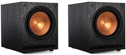 Klipsch SPL-120 Subwoofer Pair - 12-inch Powered Subwoofers - Black - 2 ...