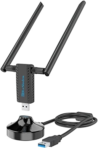 سعر Blueshadow USB WiFi Adapter 1900Mbps Long Range Adapter - Dual Band Wireless 5.8GHz/1300Mbps ...