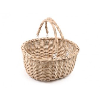 Open Round Picnic Basket: Amazon.co.uk: Kitchen & Home