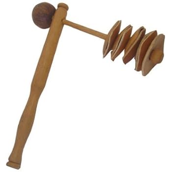 Amazon.com: African Sistrum Rattle - Bottle Cap Fork Shaker Tambourine ...