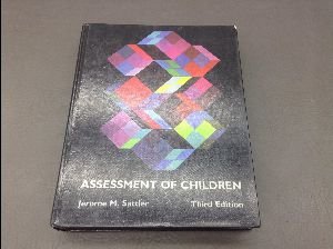 Assessment of children: Sattler, Jerome M.: 9780961820909: Amazon.com ...