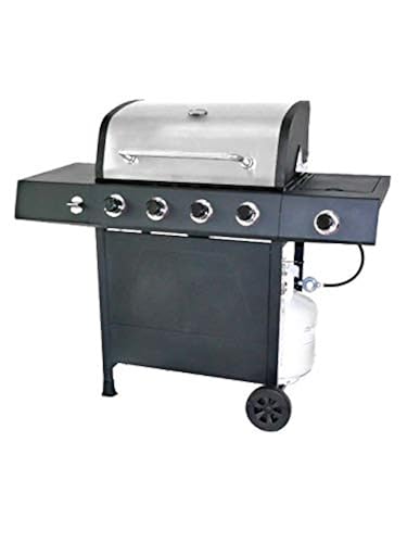 RevoAce 4-Burner LP Gas Grill with Side Burner, Stainless Steel in ...