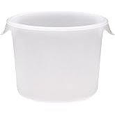 Amazon.com: Rubbermaid Commercial Products Plastic Round Food Storage ...