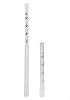 Disposable Plastic Vaginal Cream Applicators Hygienic Threaded Injector ...